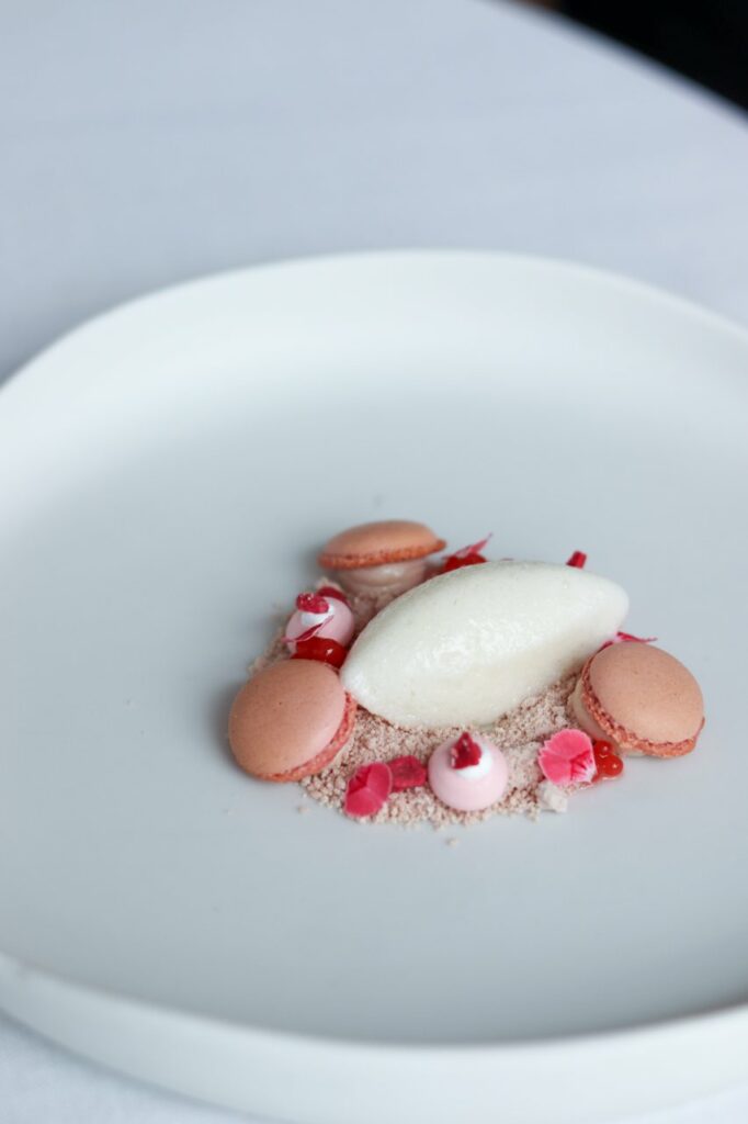 Rosa, lychee y fresas - Restaurante Ababol
